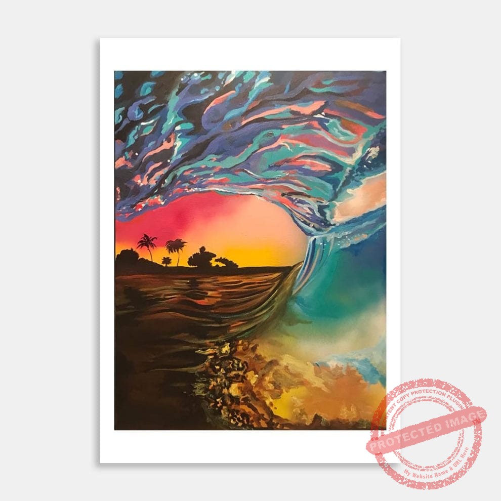 Waves Art Print By Samantha Payne - Art Collective