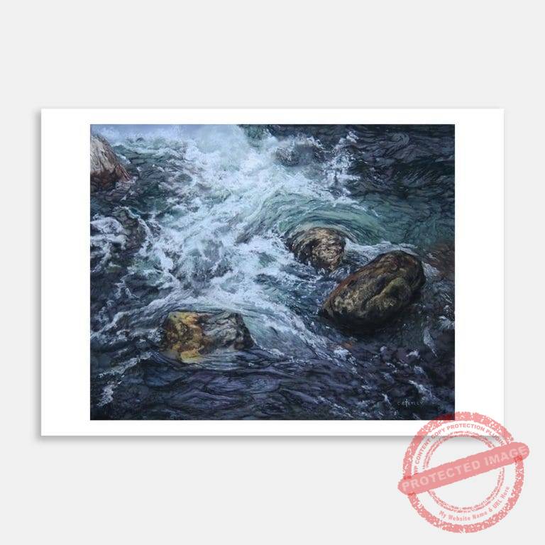 More Than A Trickle Art Print By Colleen Tetley - Art Collective