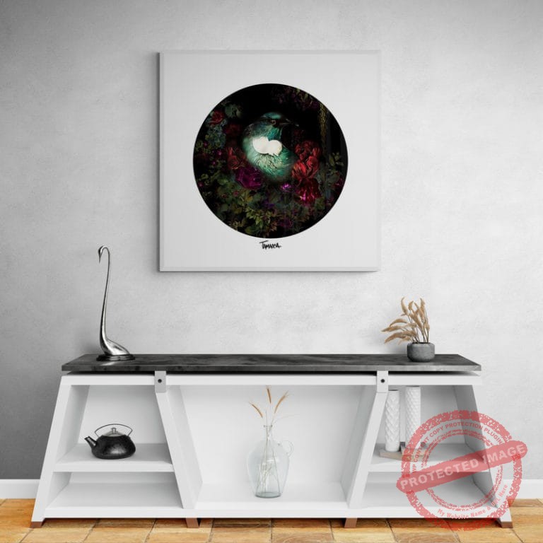 Tui Grove Square Art Print By TAMAASA - Art Collective