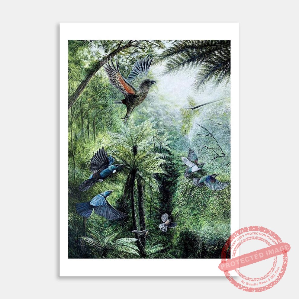 Window of Wildlife Art Print By Jacobs Artwork - Art Collective