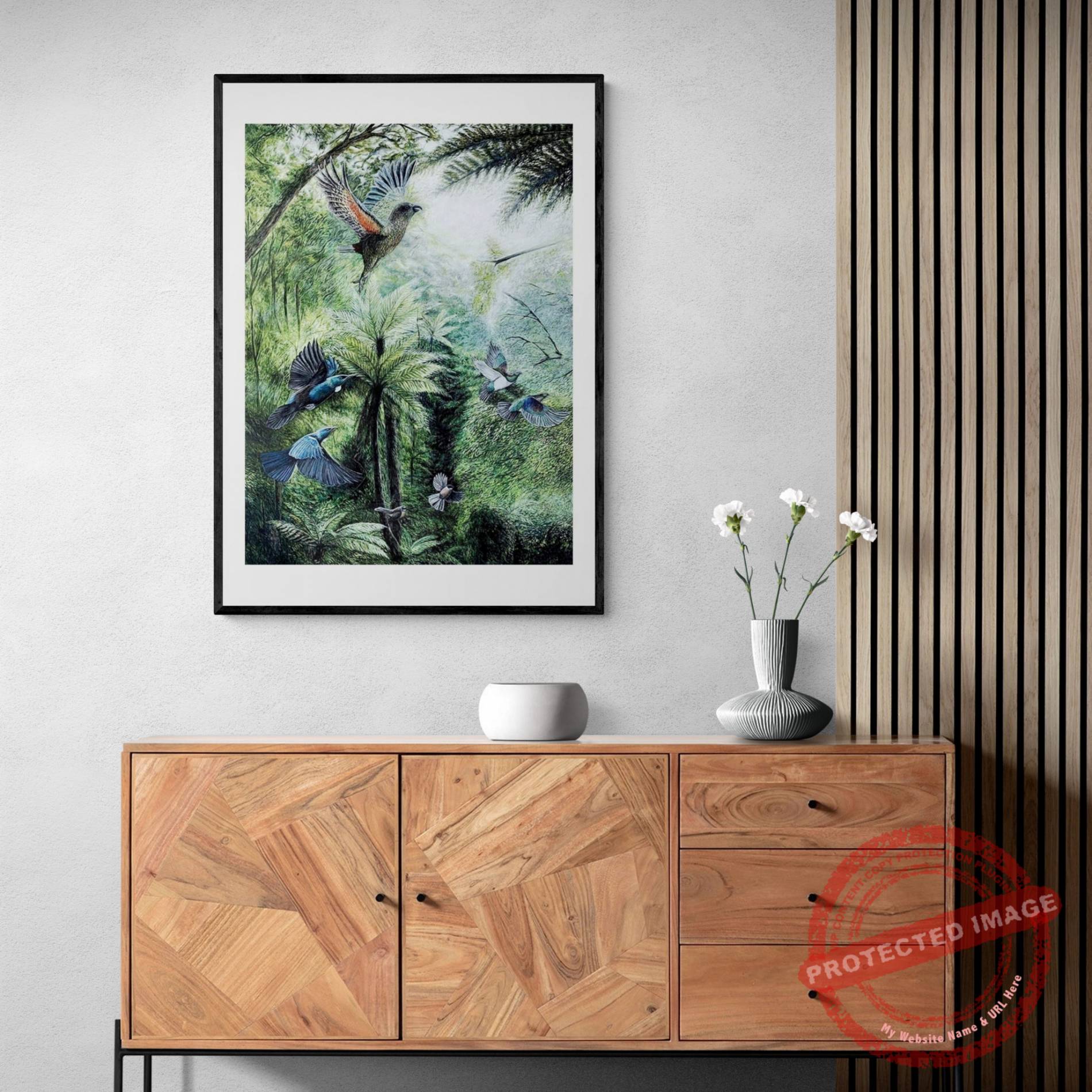 Window of Wildlife Art Print By Jacobs Artwork - Art Collective