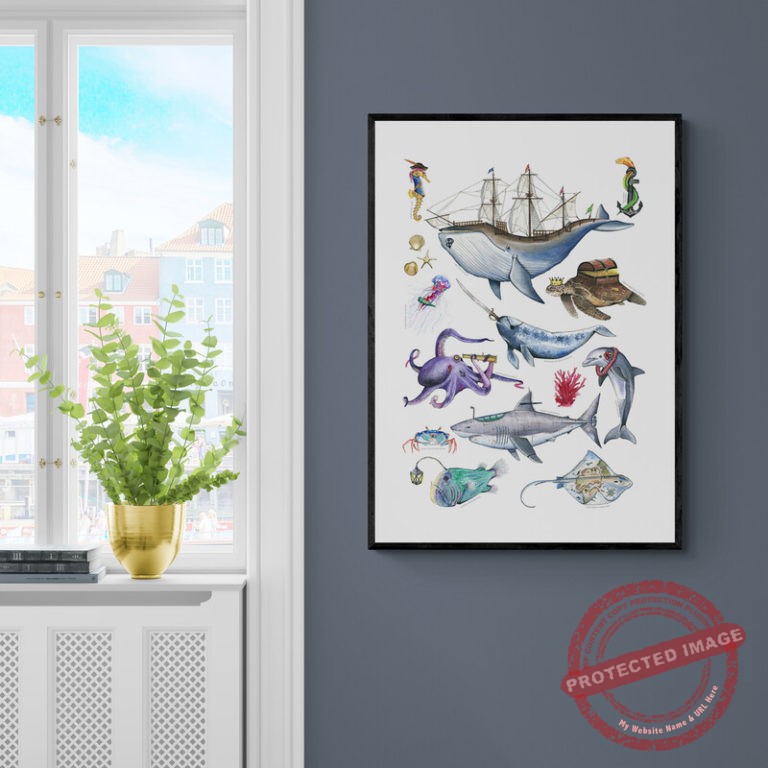 Creatures of the High Seas Art Print By Matt Coates - Art Collective