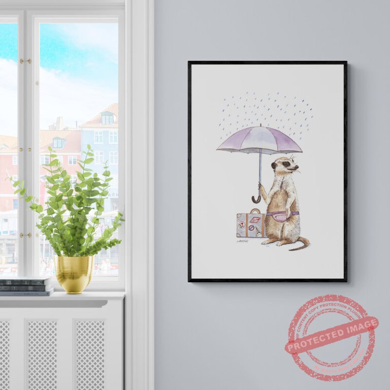 Lil Meerkat Art Print By Matt Coates - Art Collective