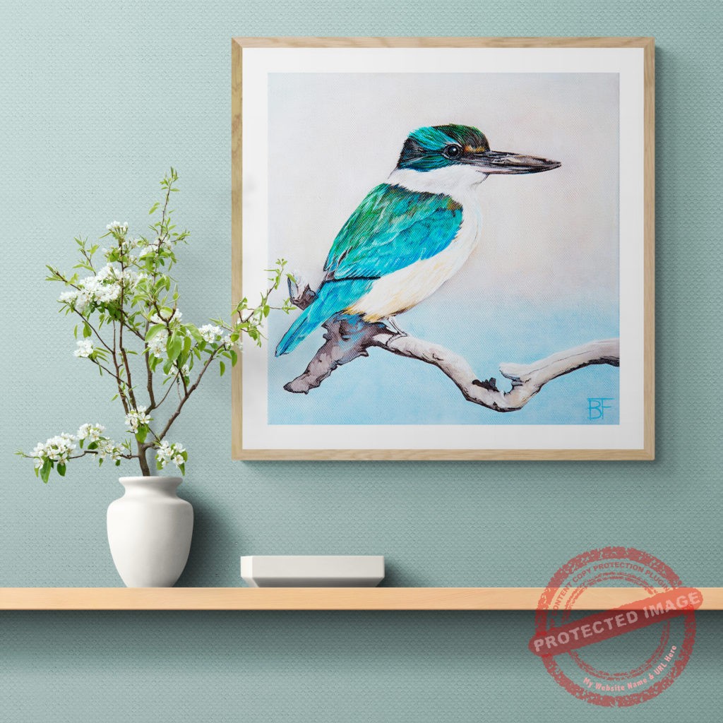Kotare Art Print By Bree Fraser - Art Collective