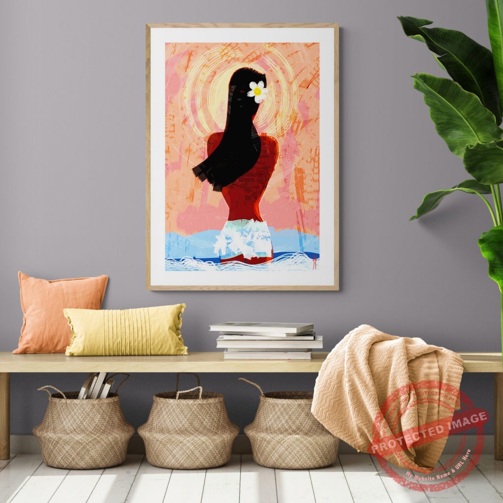 Island Swirl Art Print By Michael Rollo Mirfin - Art Collective