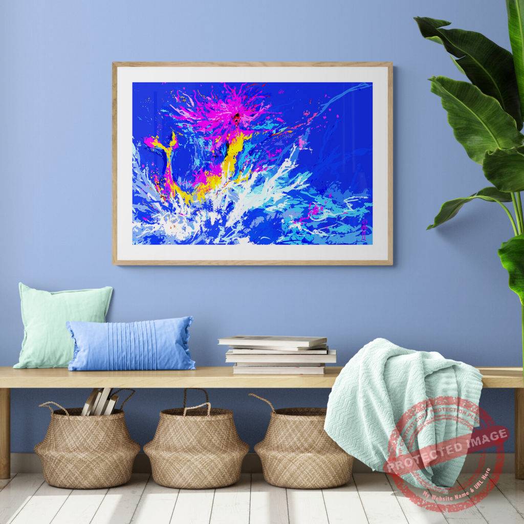 The Big Splash Art Print By Michael Rollo Mirfin - Art Collective