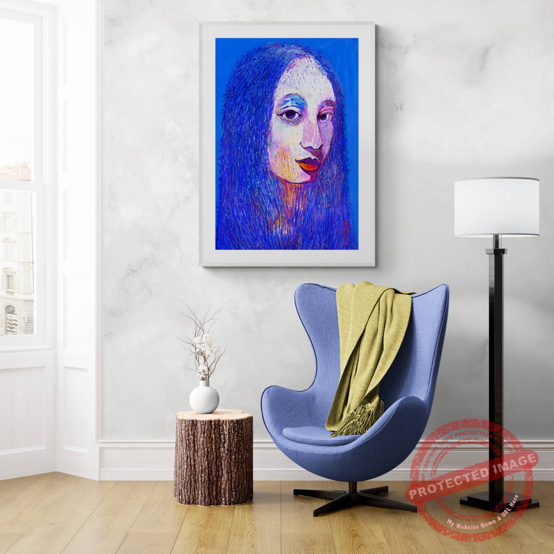 Melanie Art Print By Michael Rollo Mirfin - Art Collective
