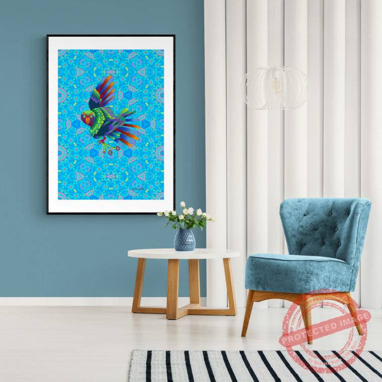 Sky Bird Art Print By Sarah Molloy - Art Collective