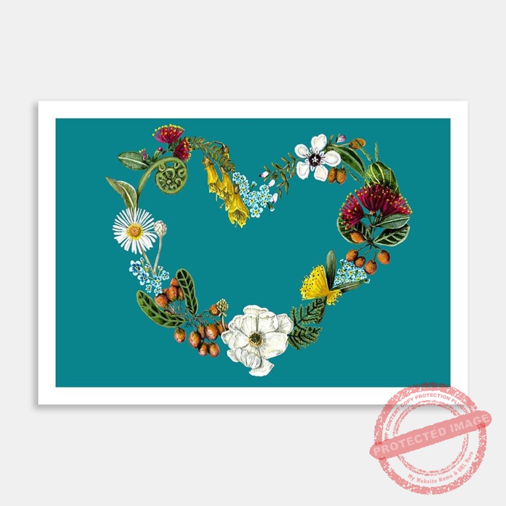 New Zealand With Love Art Print By Lesh Creates - Art Collective