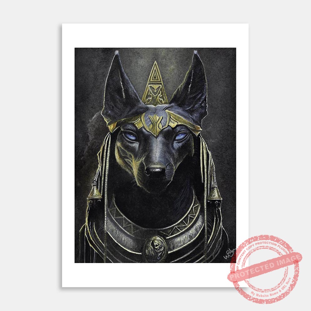 Anubis Art Print By Warren Bliss - Art Collective