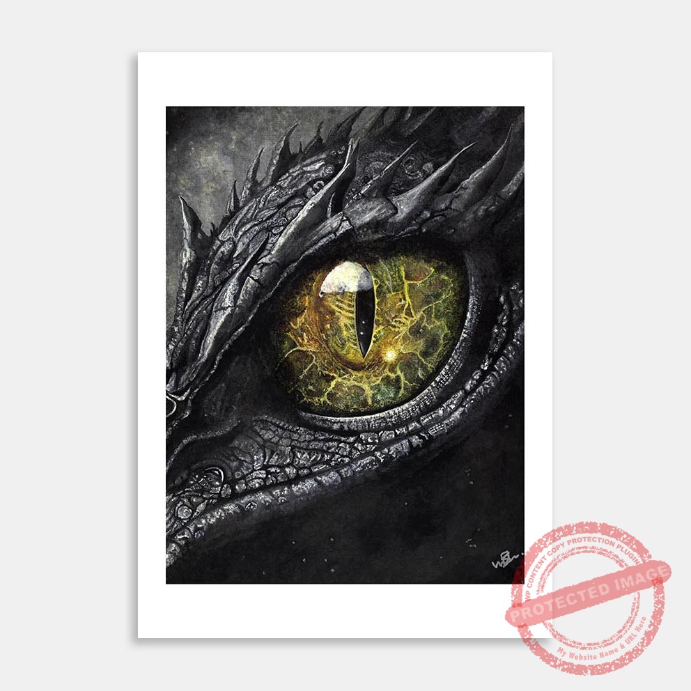 Dragon Watch Art Print By Warren Bliss - Art Collective