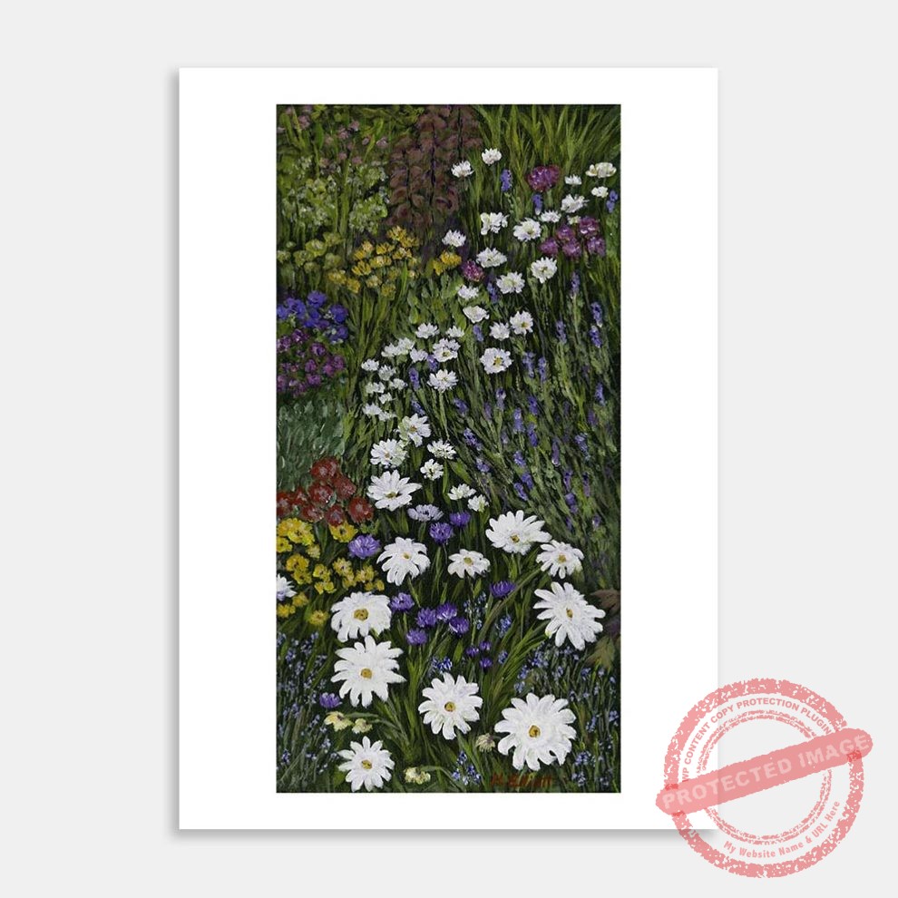 Field Of Flowers Art Print By Heather Elliott - Art Collective