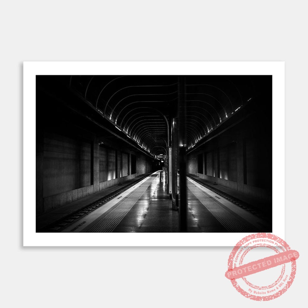 Britomart Station Black and White Art Print By Jeff Michaels - Art ...